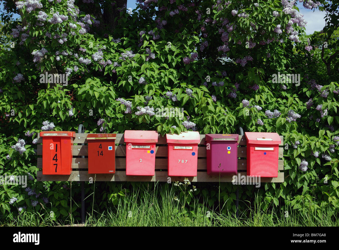 Finland : Letter box Stock Photo - Alamy