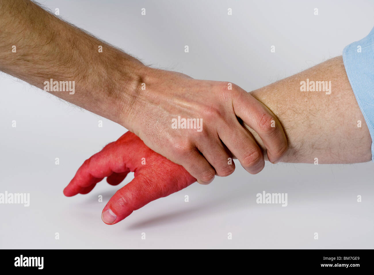 Red handed caught hi-res stock photography and images - Alamy