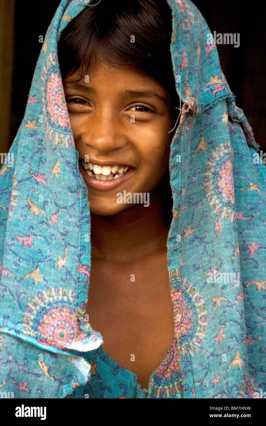 kalighat girl kali temple calcutta india Stock Photo - Alamy