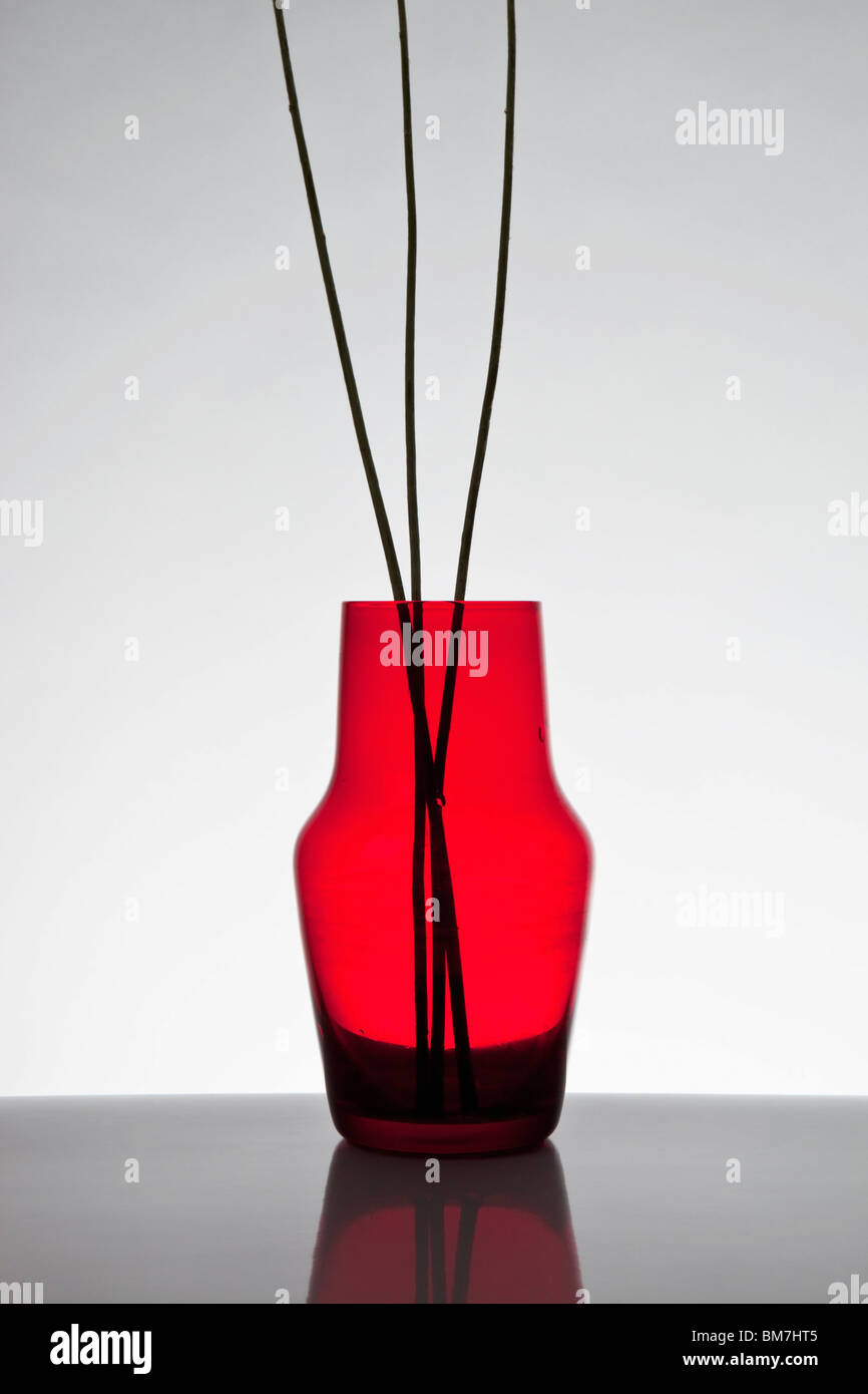 Three stems in a vase Stock Photo - Alamy