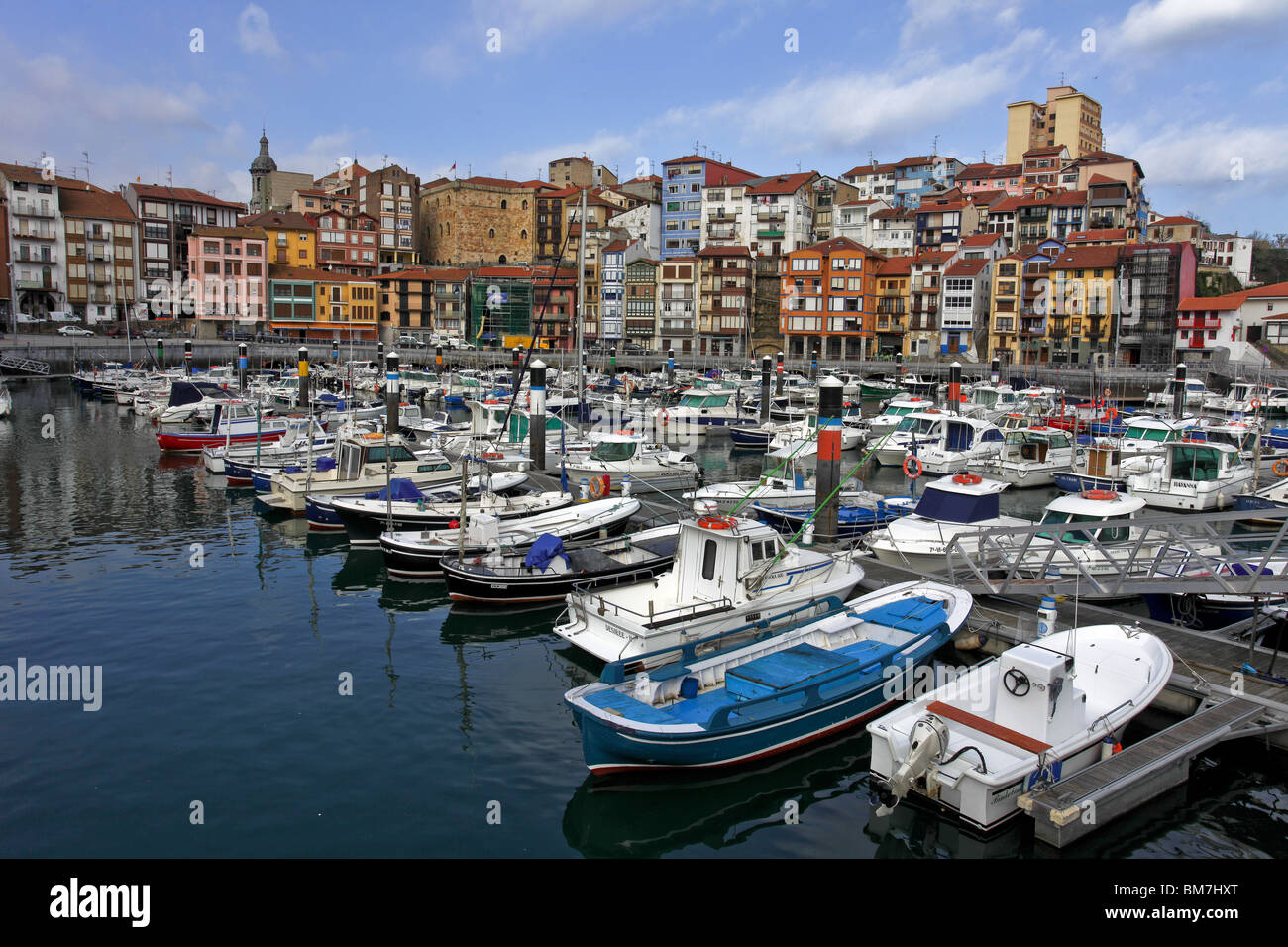 Bermeo (Spain) : marina Stock Photo - Alamy