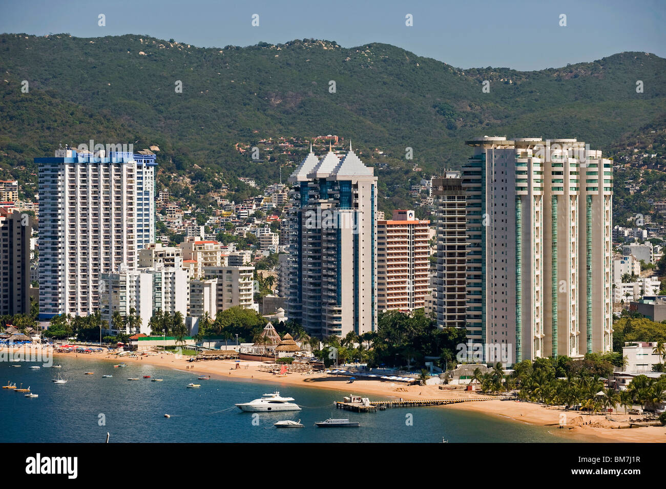 Mexico, Acapulco : the bay Stock Photo - Alamy