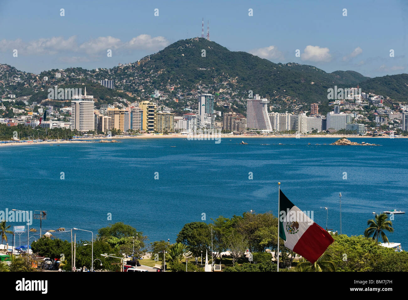 Mexico, Acapulco : view of the bay Stock Photo - Alamy