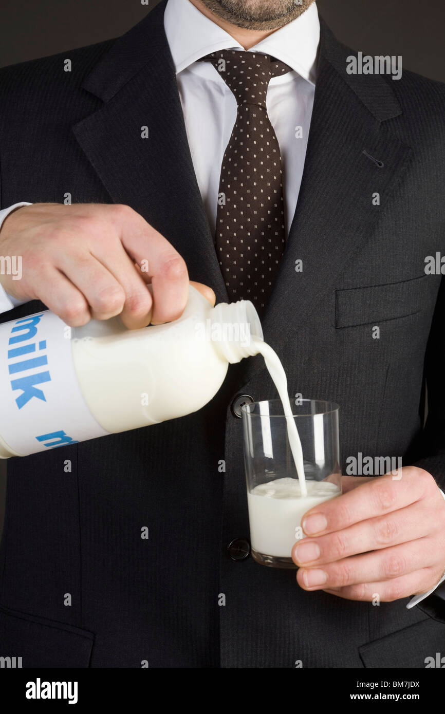 Spilling milk man hi-res stock photography and images - Alamy