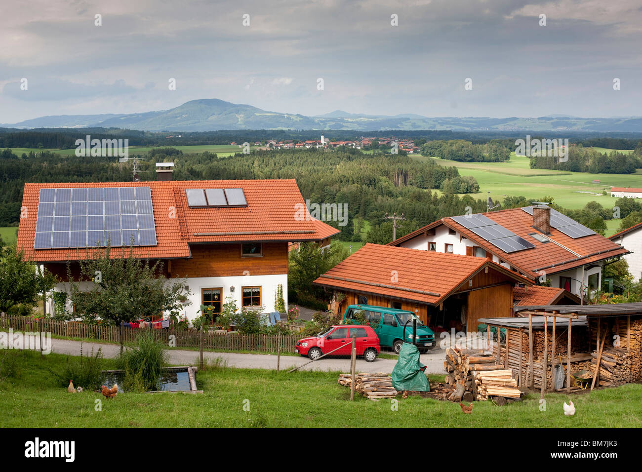 Chalet solar panel hi-res stock photography and images - Alamy
