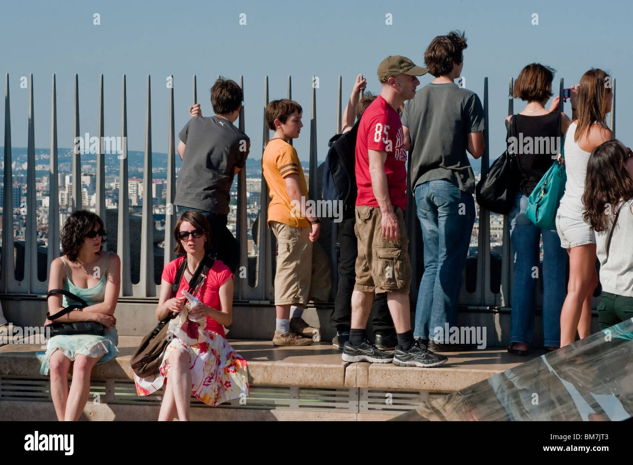 Medium Crowd People, Families, From Behind, Standing, Adult Tourists ...