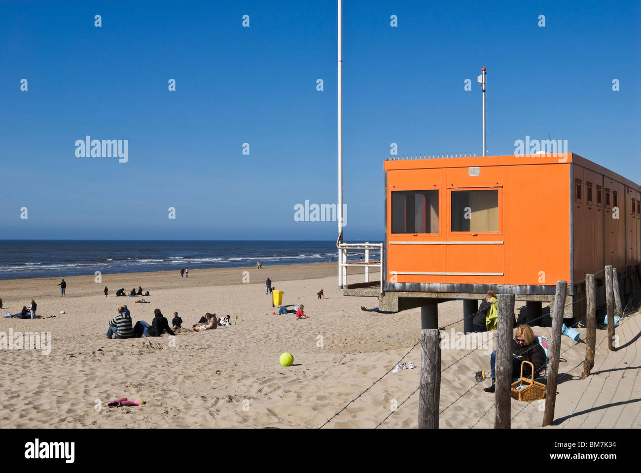 Dutch beach, Netherlands Stock Photo - Alamy