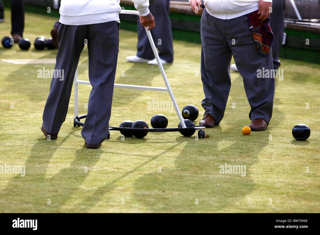 Crown green bowling balls hi-res stock photography and images - Alamy