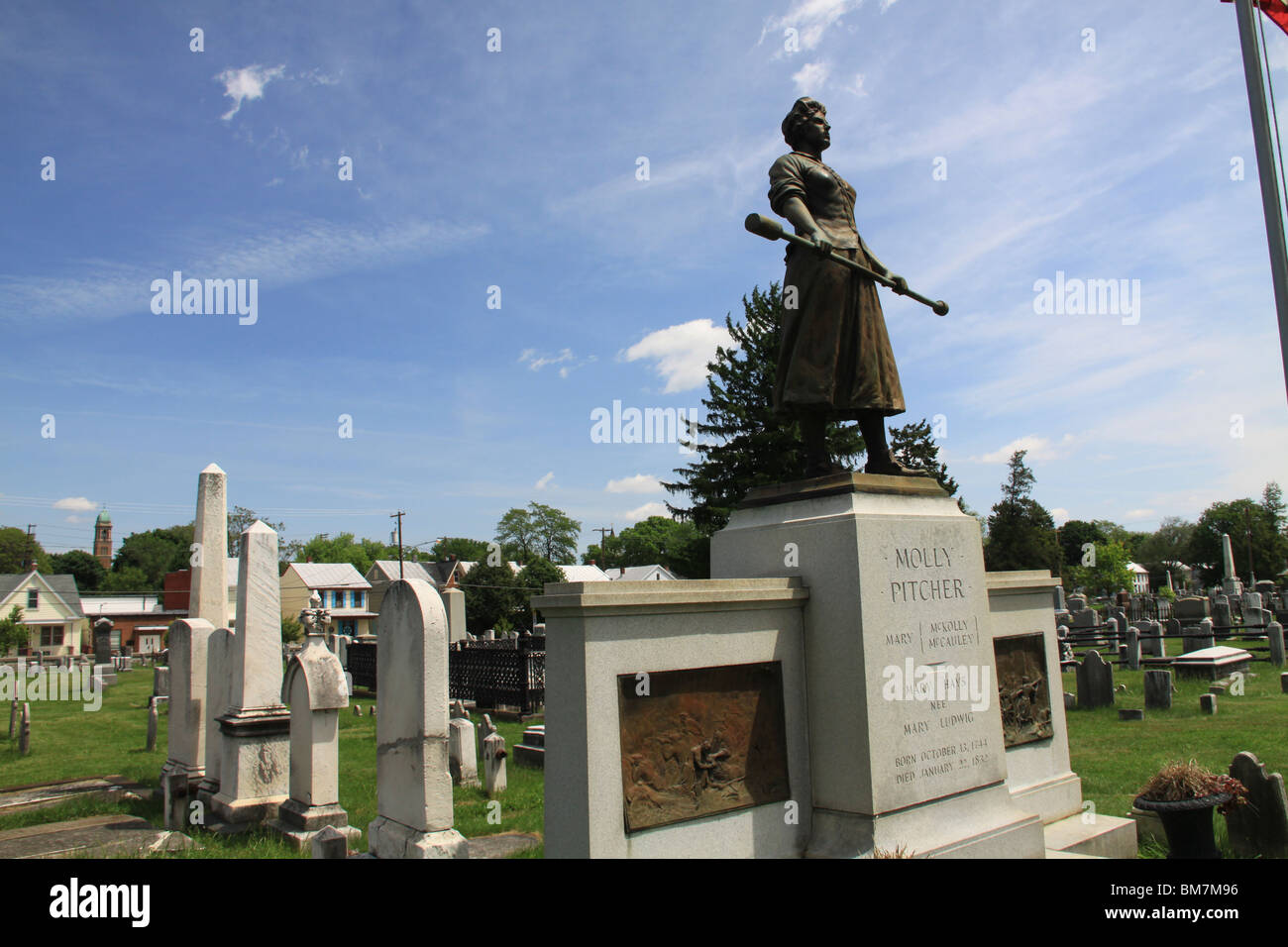 Molly pitcher statue hi-res stock photography and images - Alamy