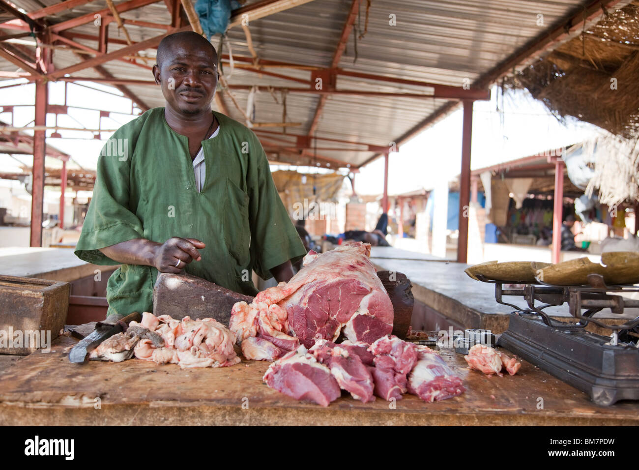 African meat market hi-res stock photography and images - Alamy