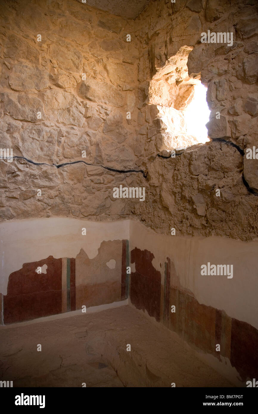 Calidarium Thermal Baths at Masada in Israel Stock Photo - Alamy