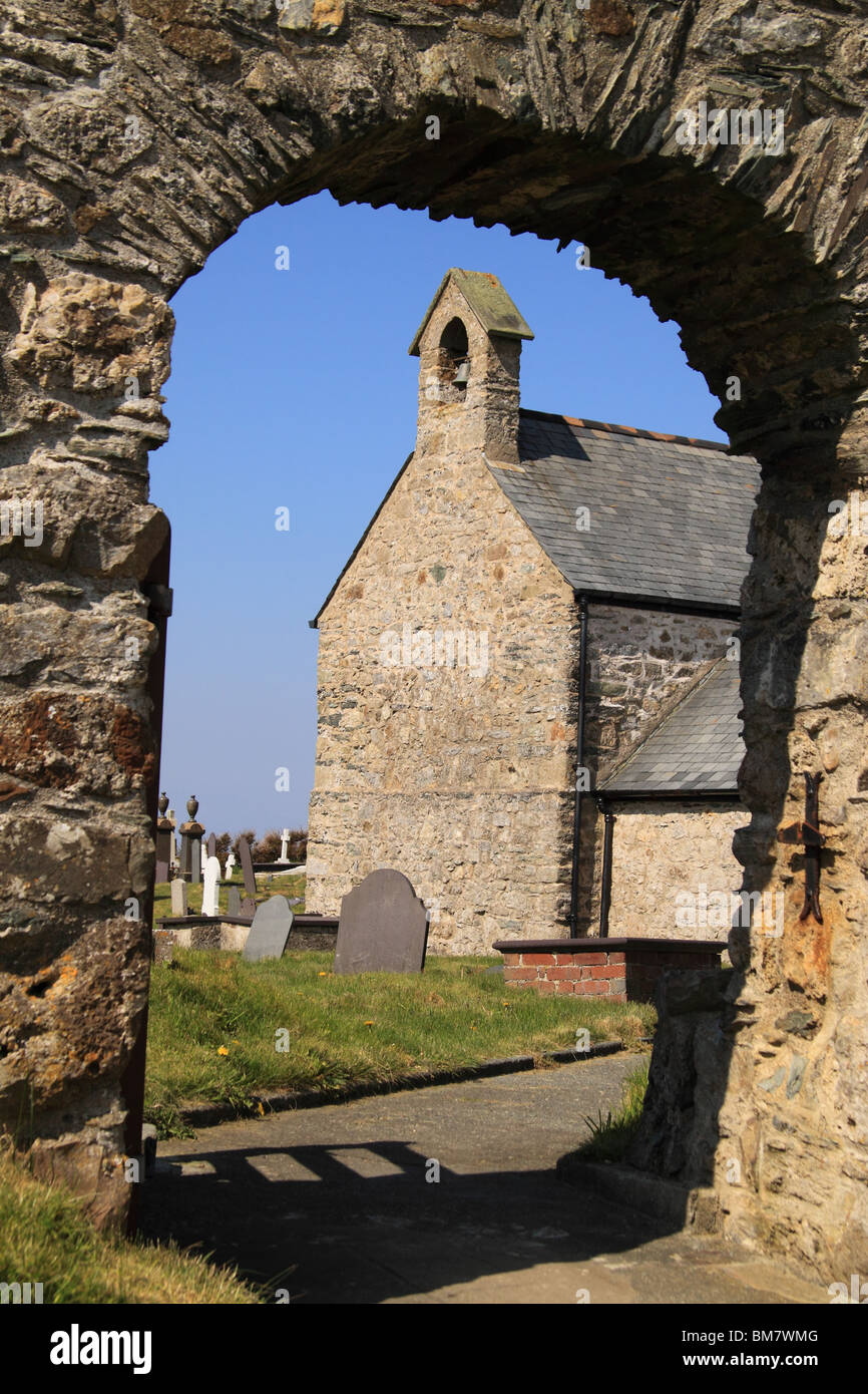 Llanbadrig Church Anglesey Stock Photo - Alamy