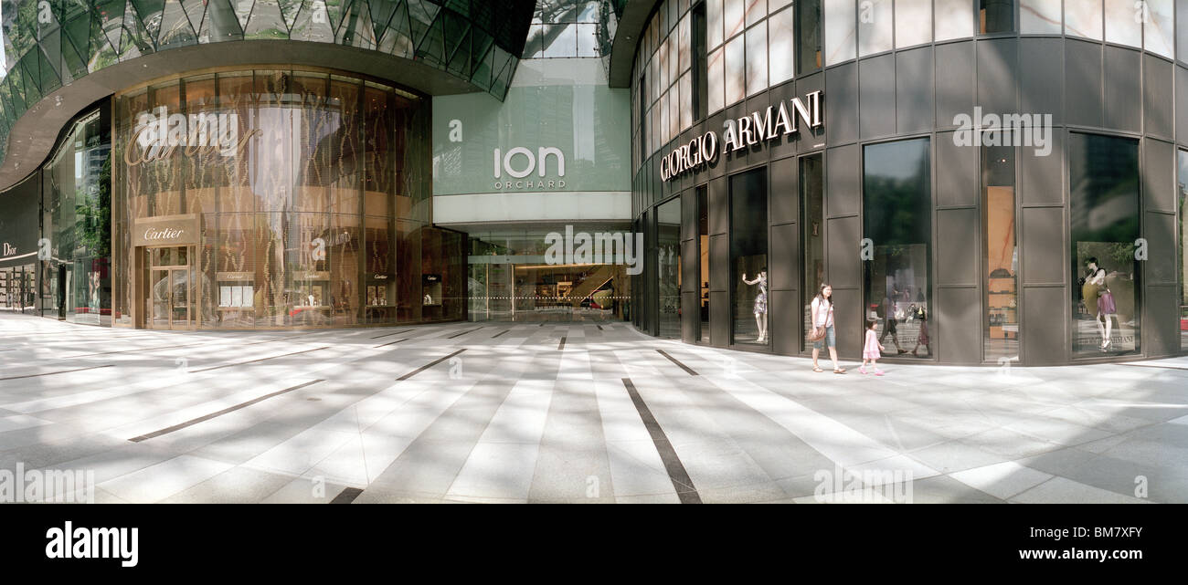 ION Shopping Mall Orchard Road Singapore Stock Photo - Alamy