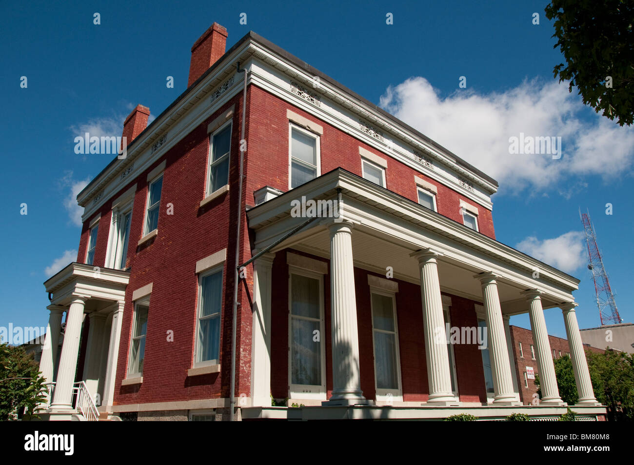Landmark buildings in Corn Hill area of Rochester NY USA Stock Photo ...