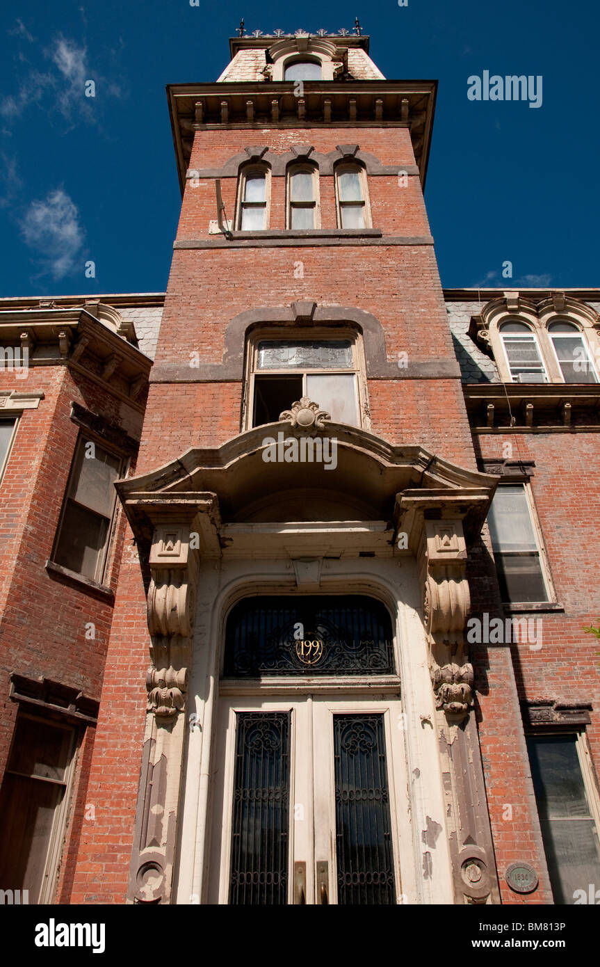 Landmark buildings in Corn Hill area of Rochester NY USA Stock Photo ...
