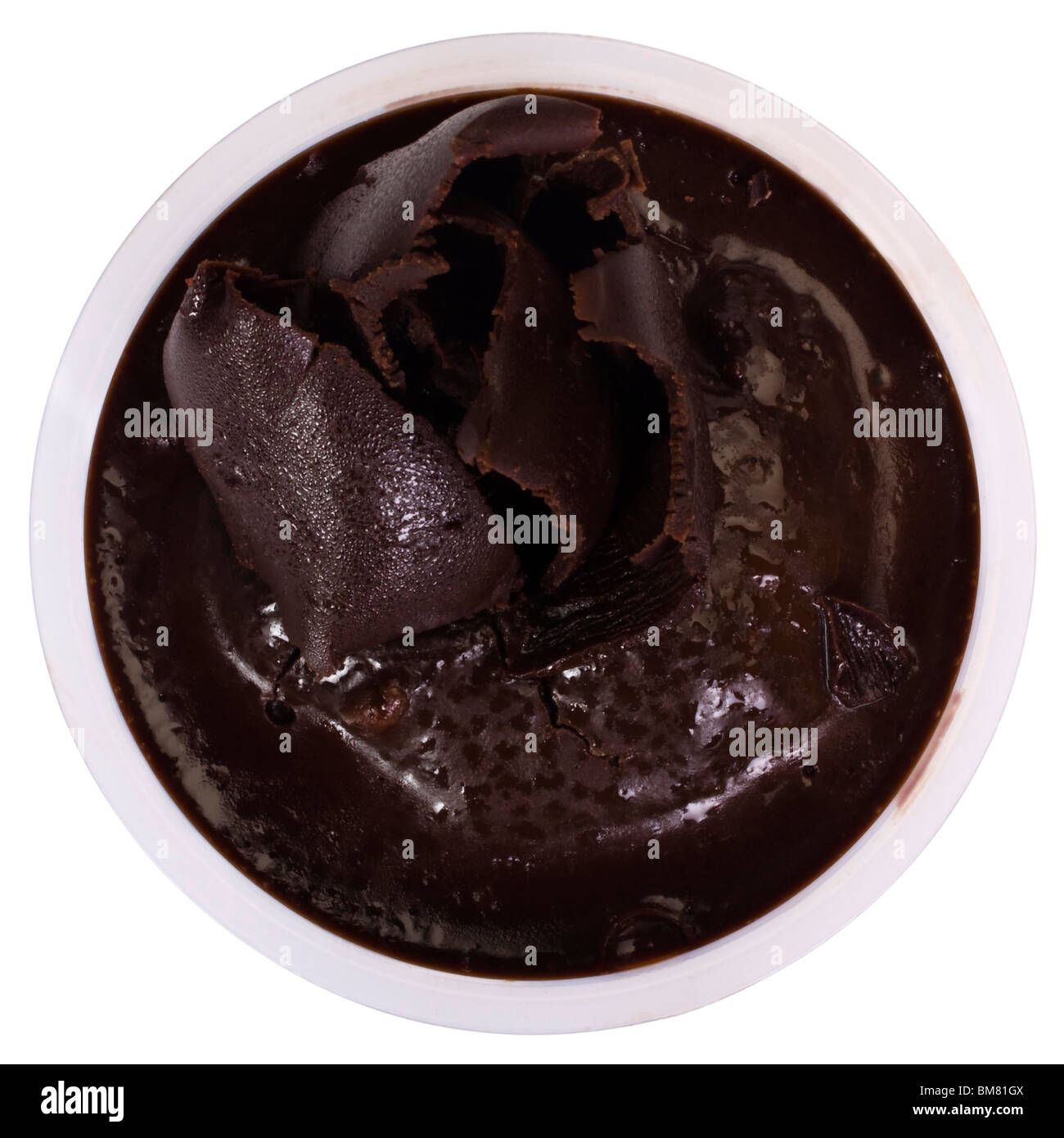 Close-up of a bowl full of chocolate dessert Stock Photo - Alamy