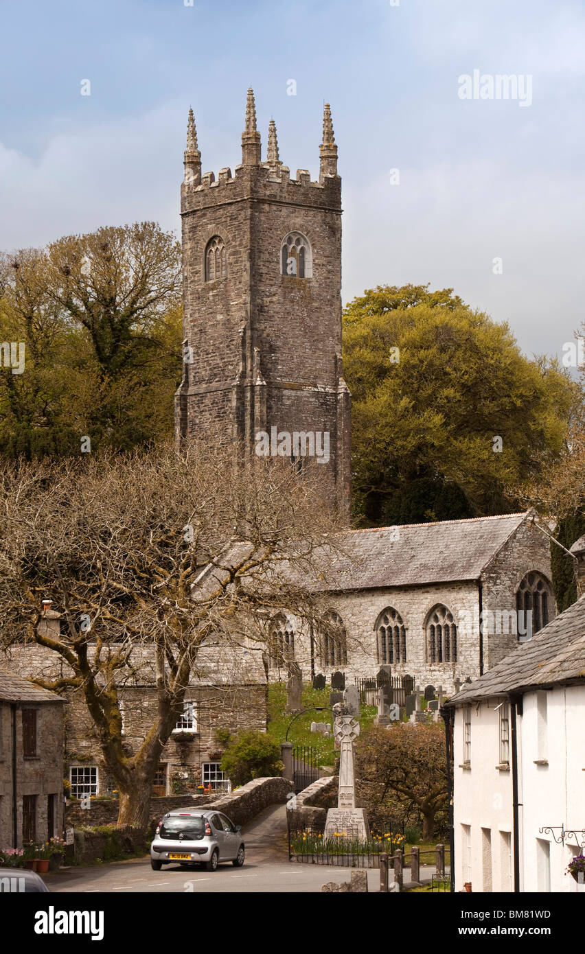 UK, England, Cornwall, Altarnun, St Nonna’s Parish Church Stock Photo ...