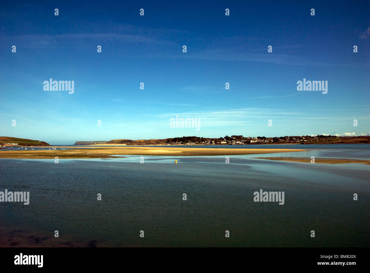 Padstow Cornwall UK Camel River Estuary Rock Stock Photo - Alamy