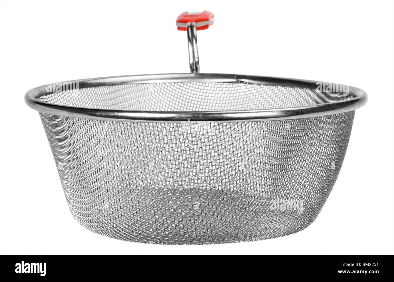 Close-up of a steel sieve Stock Photo - Alamy