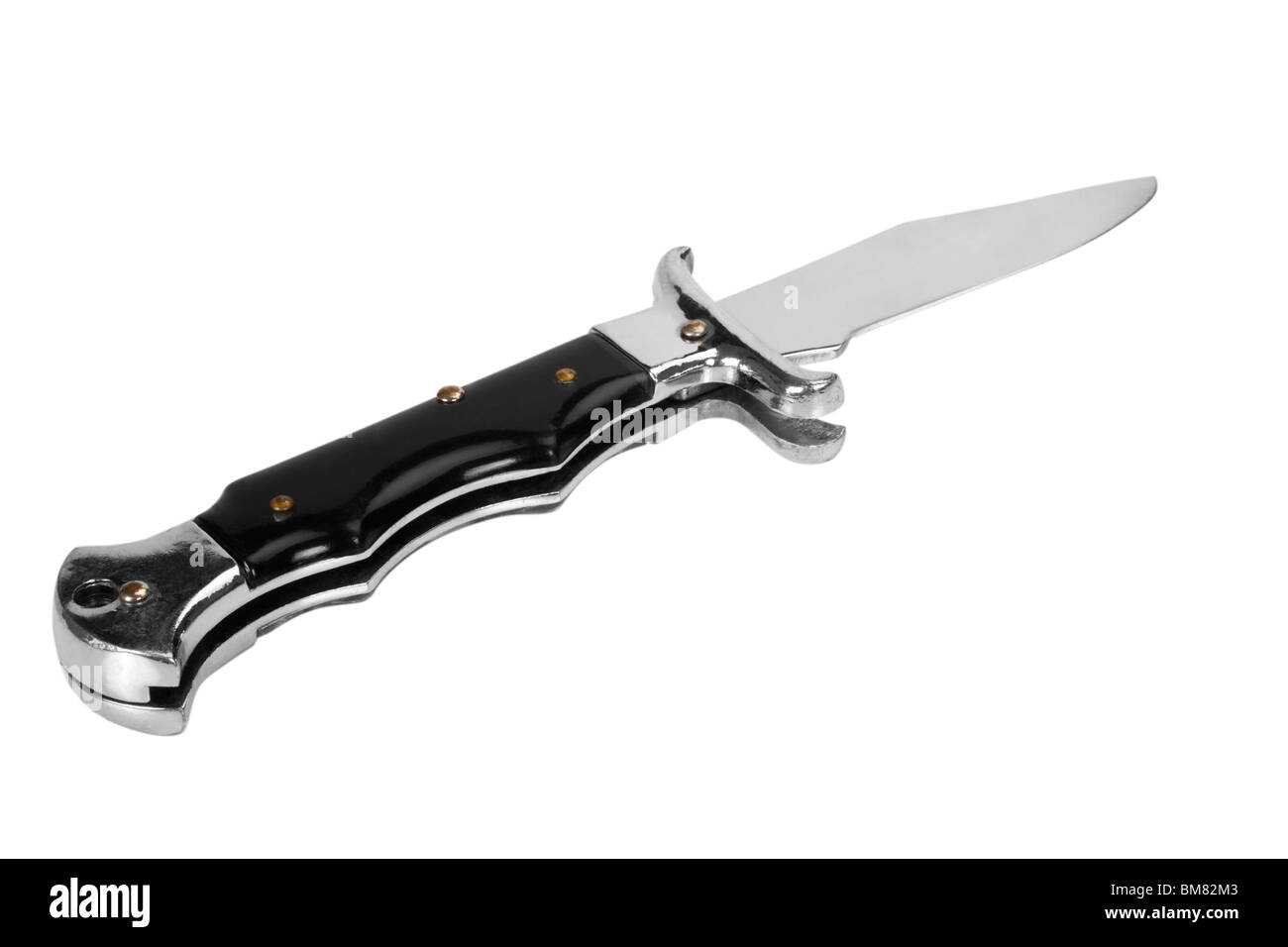 Modern folding knife Cut Out Stock Images & Pictures - Alamy
