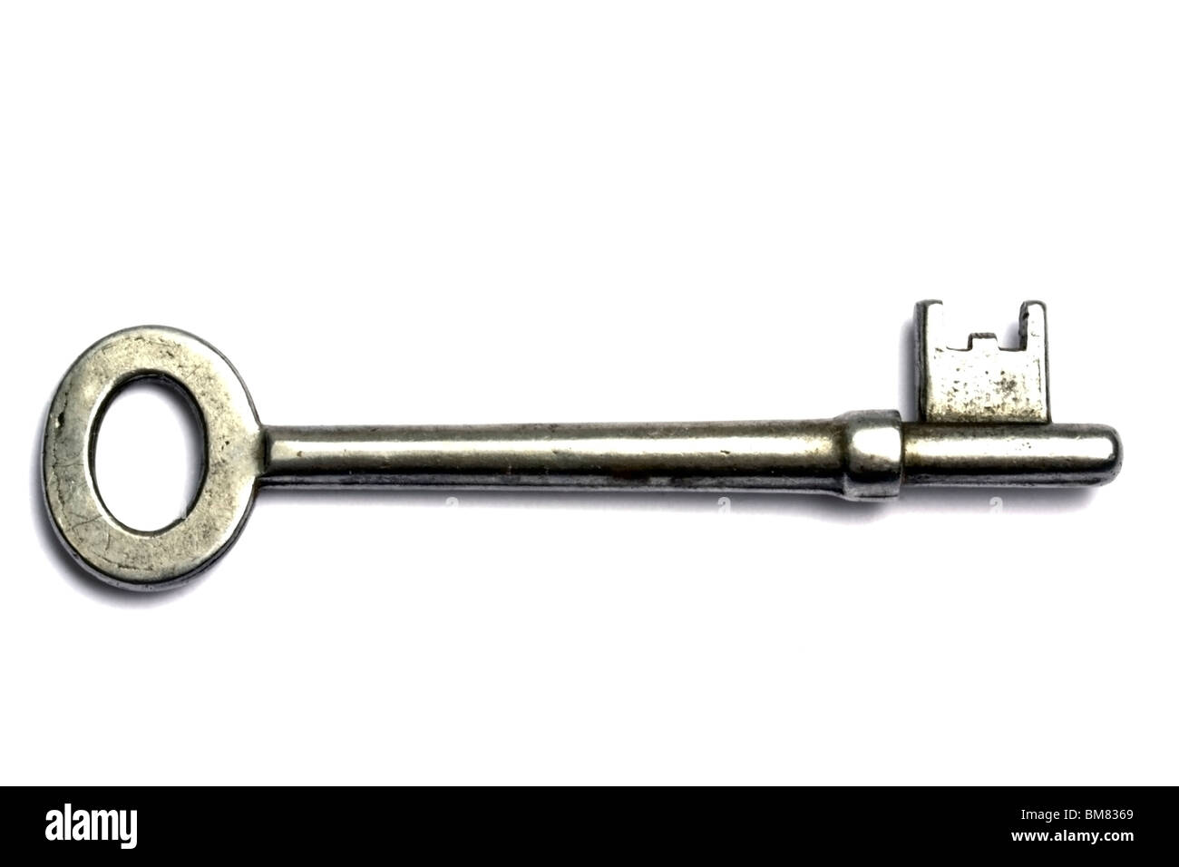 A key isolated on white background Stock Photo - Alamy