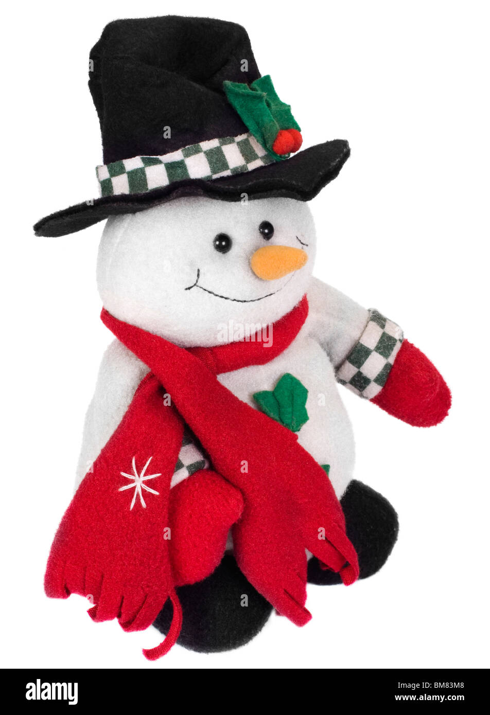 Stuffed snowman toy Stock Photo - Alamy