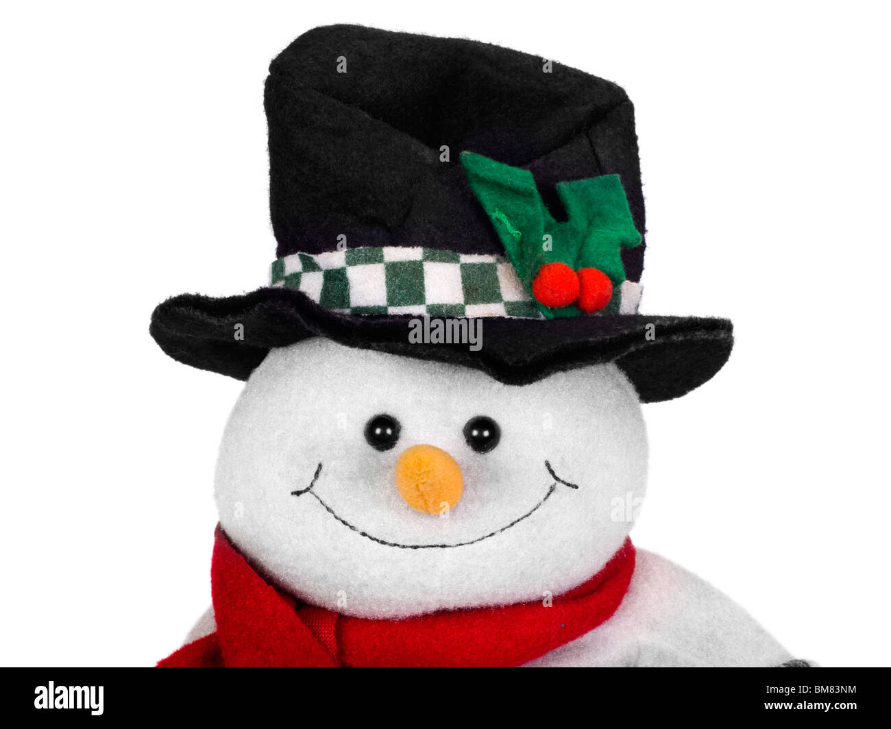 Stuffed snowman toy Stock Photo - Alamy