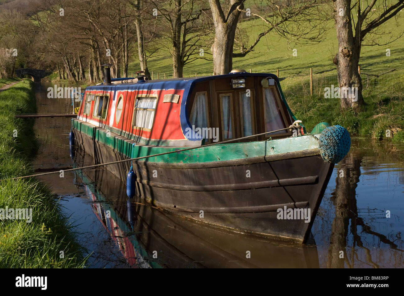 Brecon beacons canal boat hi-res stock photography and images - Alamy