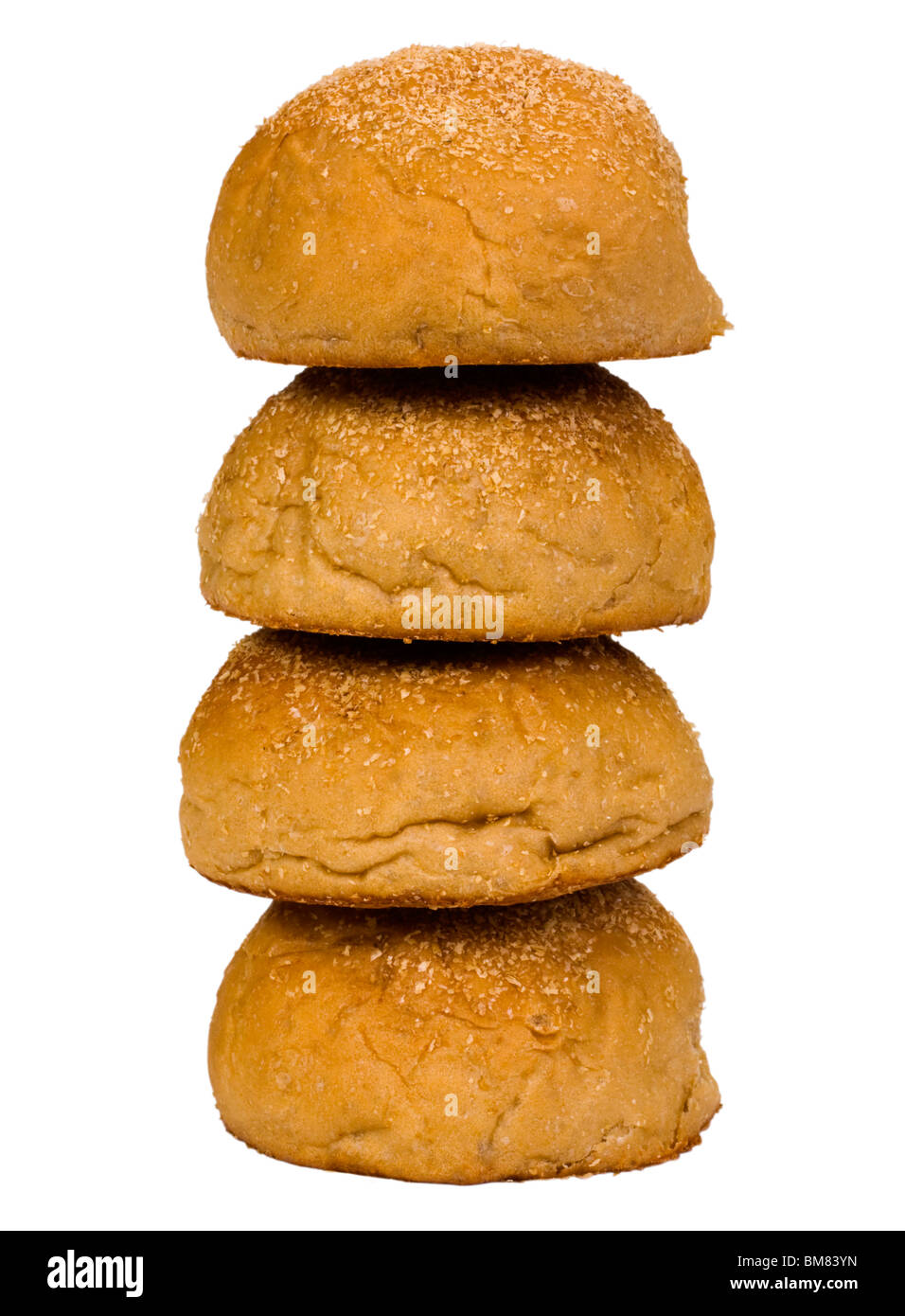 Close-up of stack of buns Stock Photo - Alamy