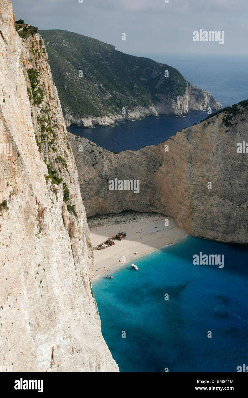 Zakynthos navagio cove beach from hi-res stock photography and images ...