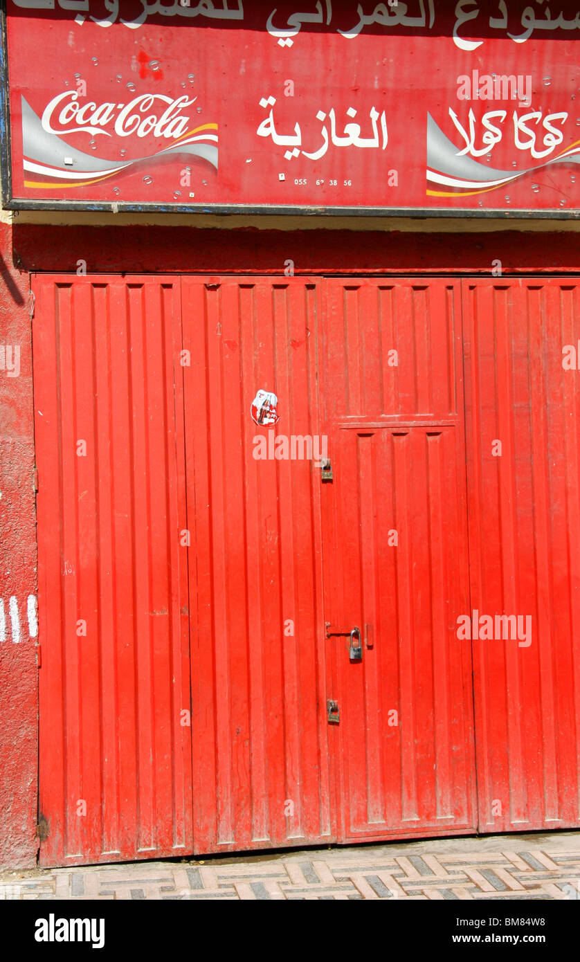 Coca Cola sign, Fez, Fes, Morocco Stock Photo - Alamy