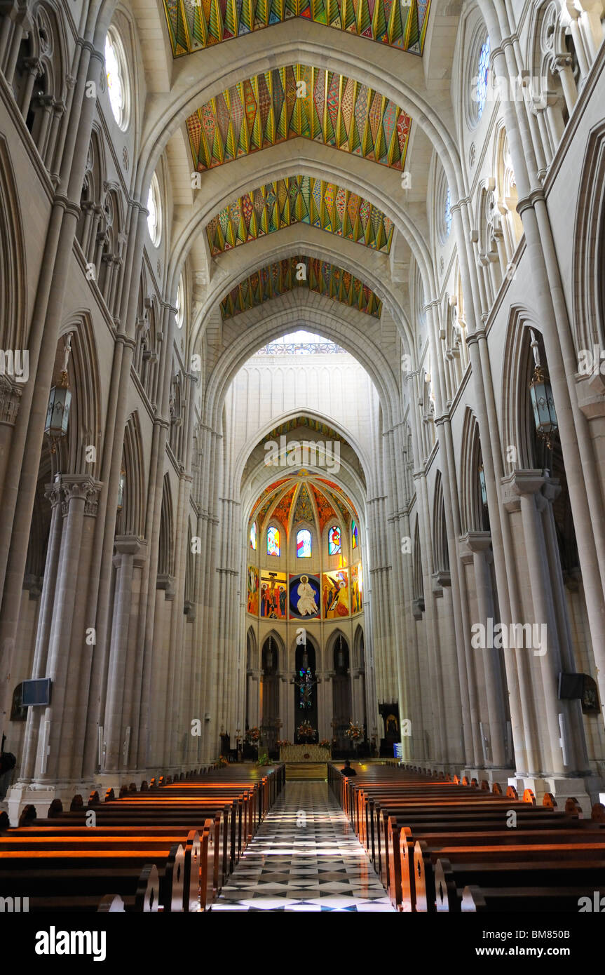 Almudena cathedral interior hi-res stock photography and images - Alamy