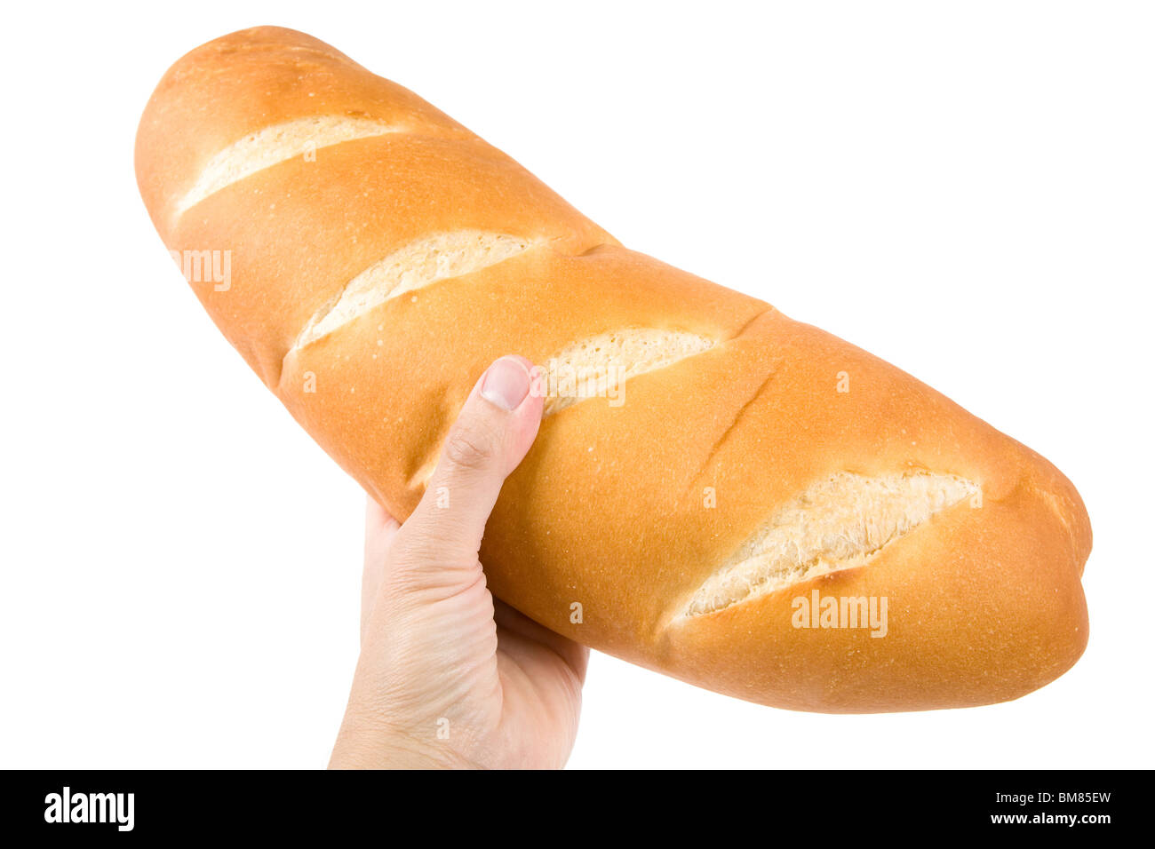 a Loaf of Bread close up shot, isolated Stock Photo - Alamy