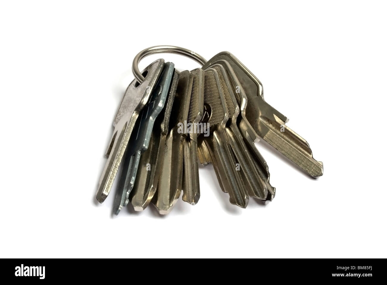 Keys isolated on white background Stock Photo - Alamy