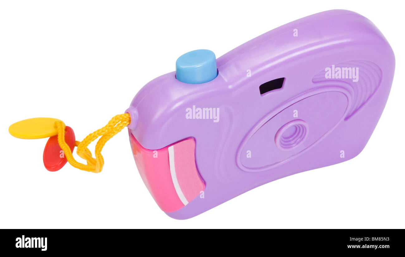 Small white surveillance camera Cut Out Stock Images & Pictures - Alamy