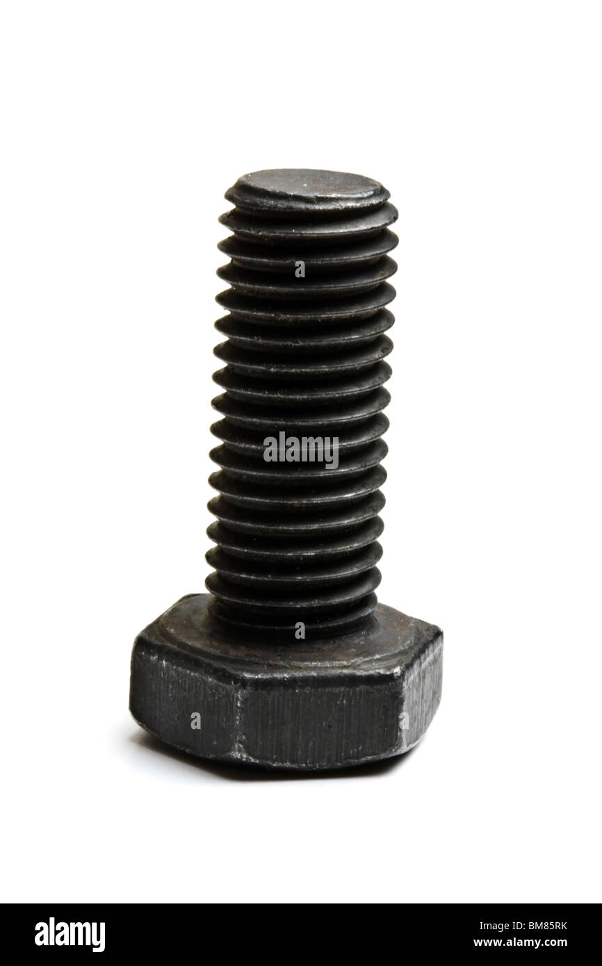 A bolt isolated on white background Stock Photo - Alamy