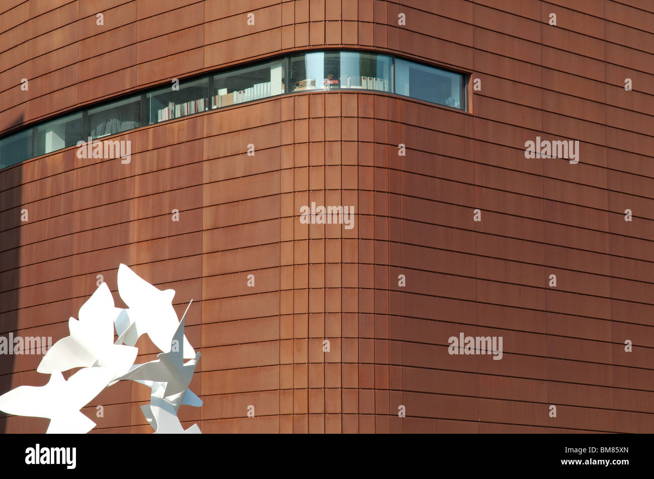 People's History Museum and the Dove's of Peace sculpture.Left Bank ...