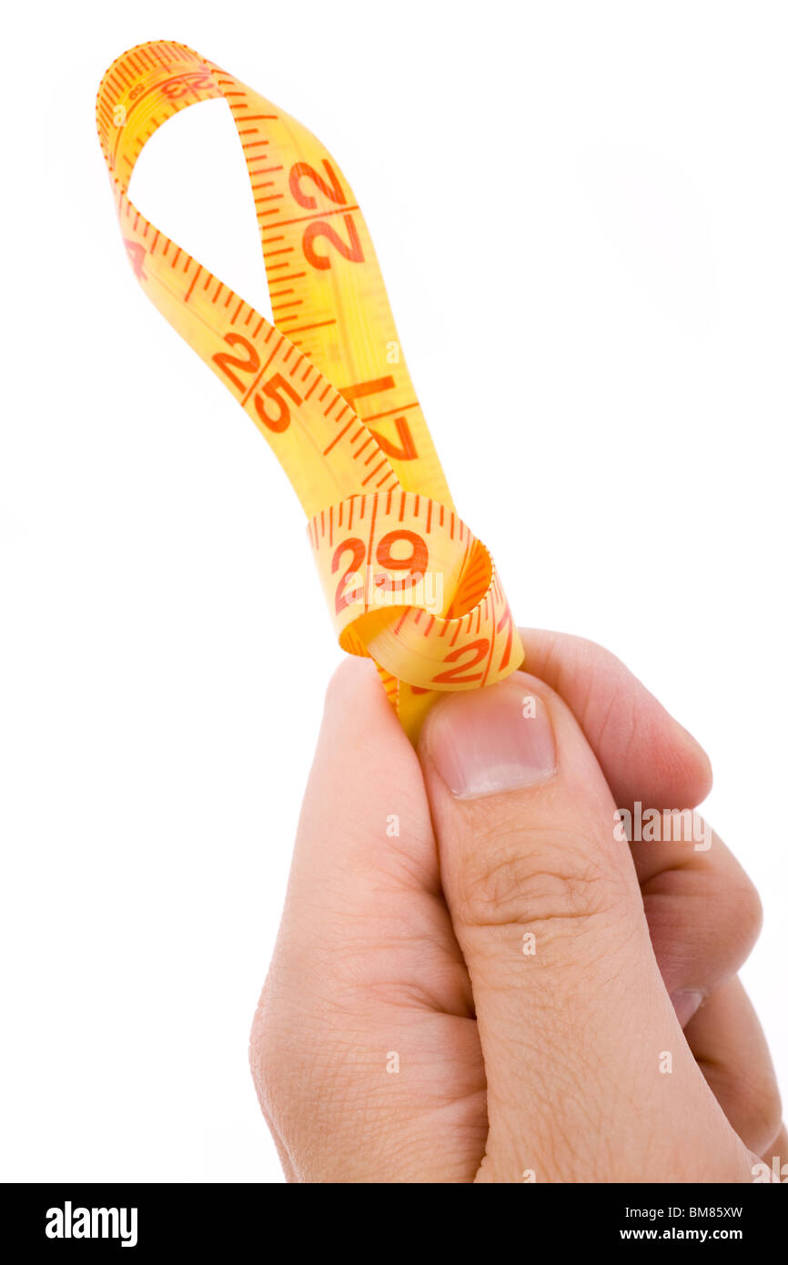 Tape Measure with white background Stock Photo - Alamy