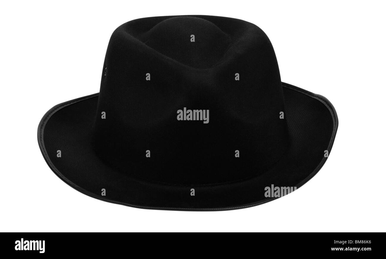 Fedora detail Black and White Stock Photos & Images - Alamy