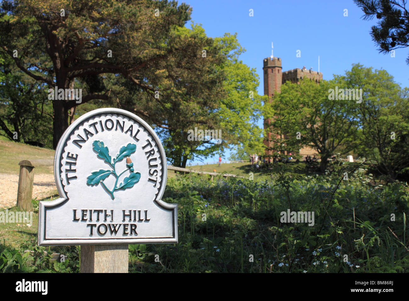 Leith Hill Tower (from PRW), highest point in south east England at 294 ...