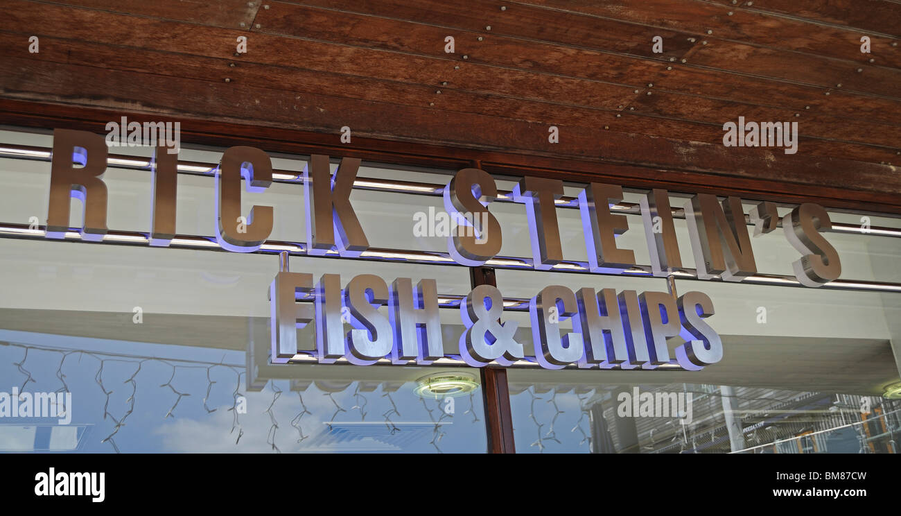 Rick Steins fish and chip at events square in falmouth, cornwall, uk ...