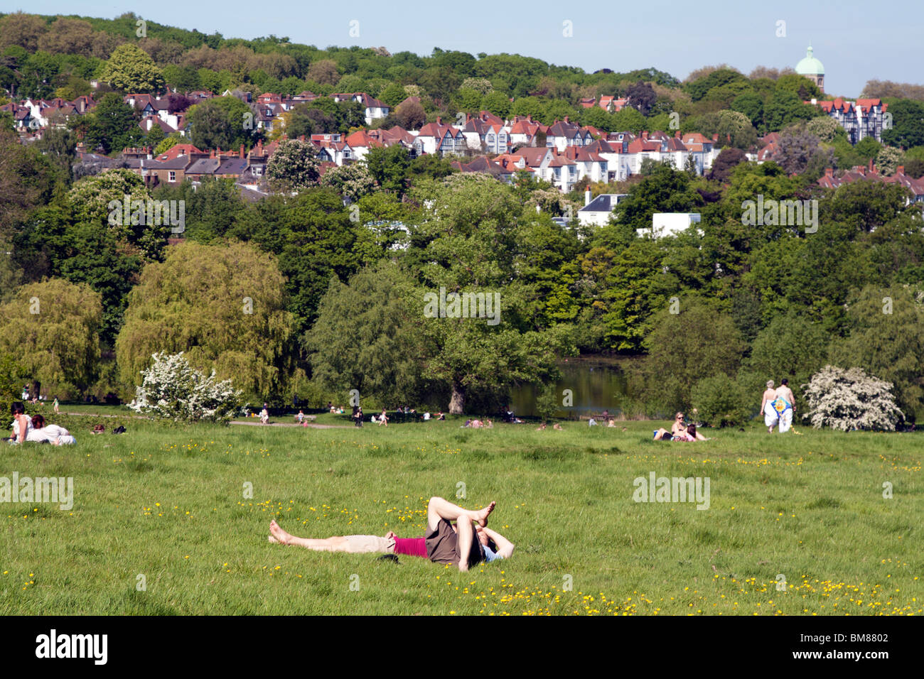 Hampstead Heath Park Camden London Stock Photo - Alamy