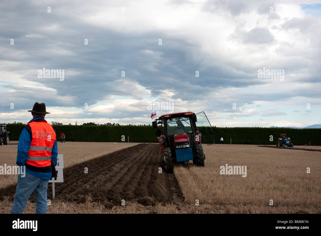 Simon Witty (England) at the 57th World Ploughing Competition, held at ...