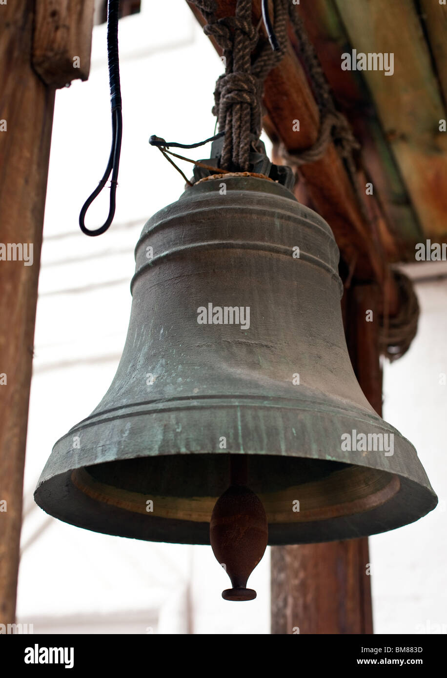 old orthodox bell. macro vertical shot Stock Photo - Alamy
