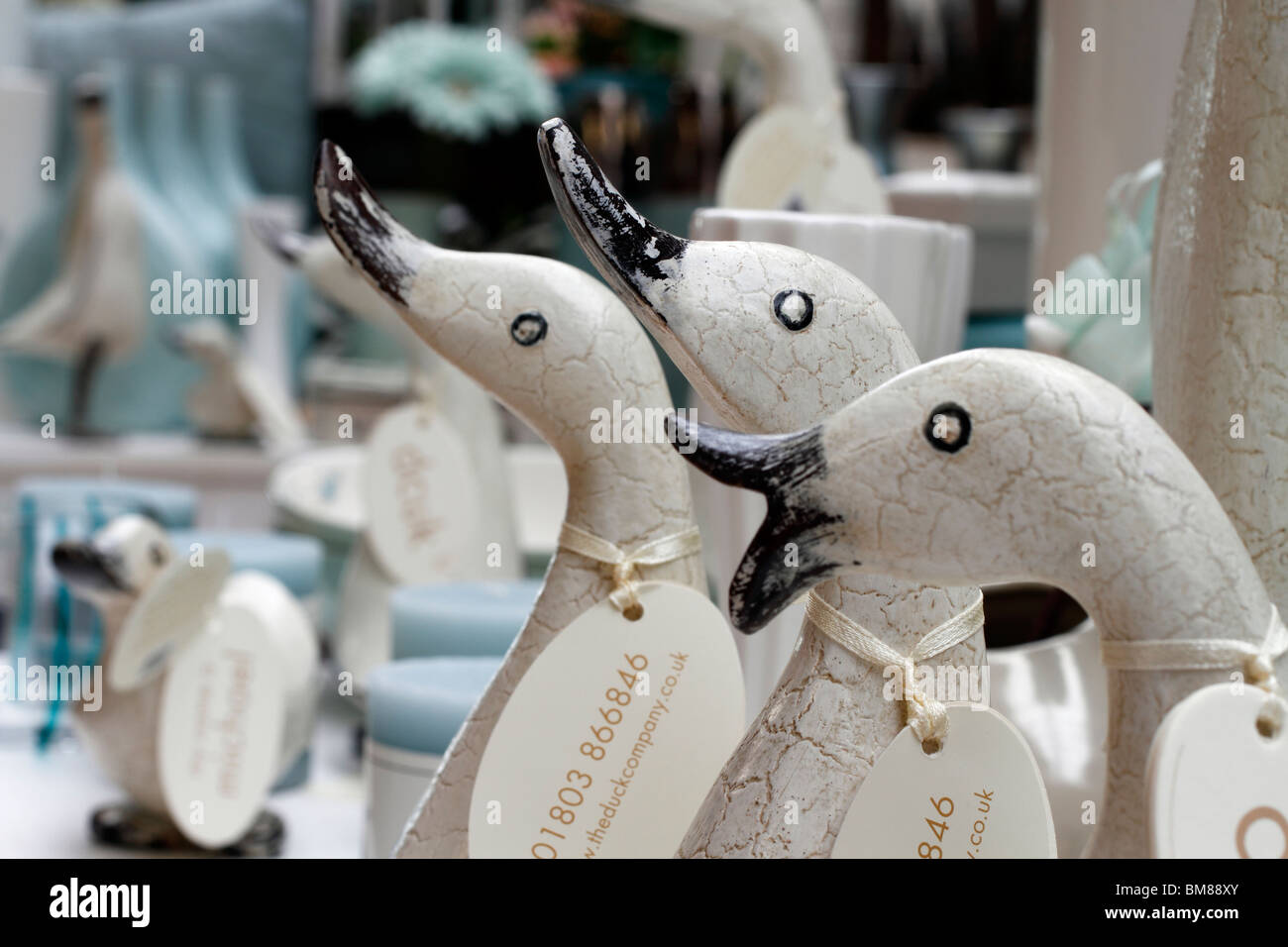 antique looking distressed ducks Brookfields garden Centre, Nottingham ...