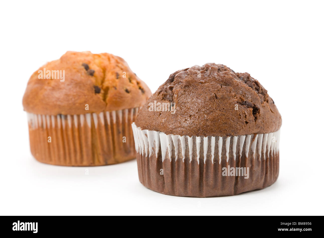 Muffin with white background, close up Stock Photo - Alamy