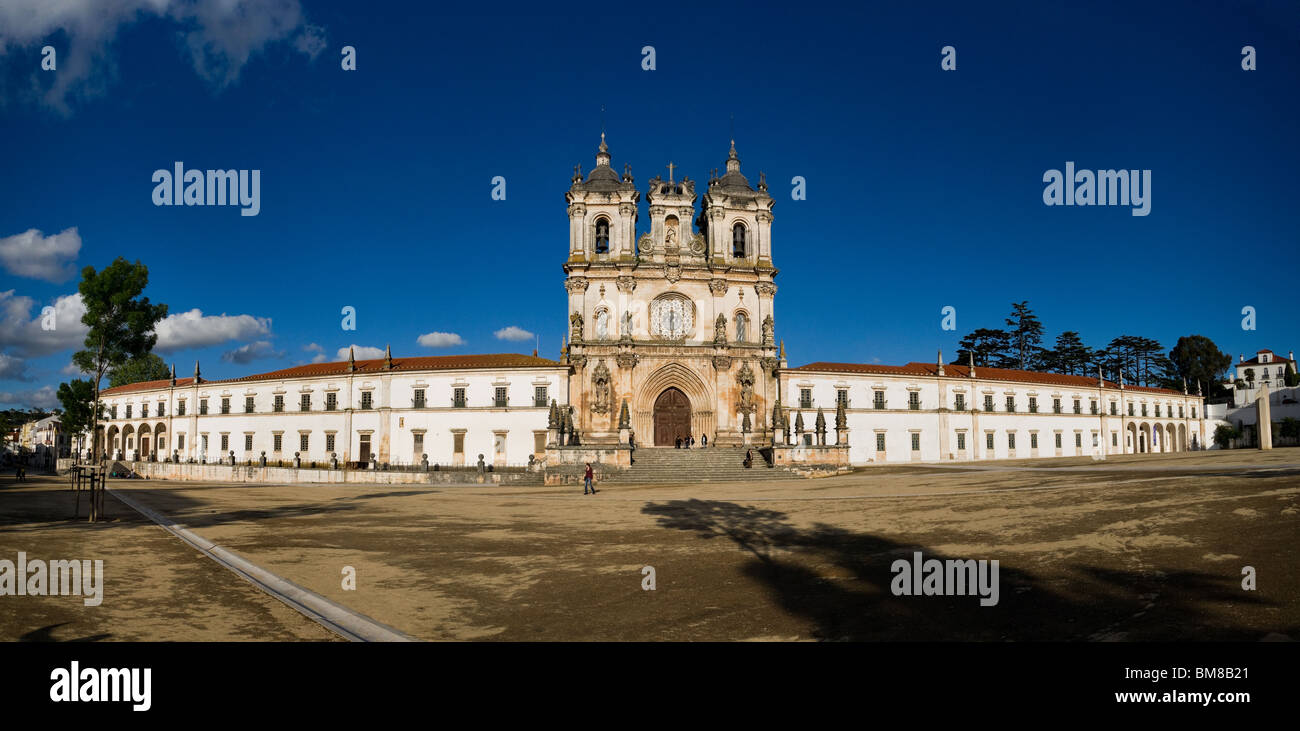 Façade alcobaça monastery unesco hi-res stock photography and images ...