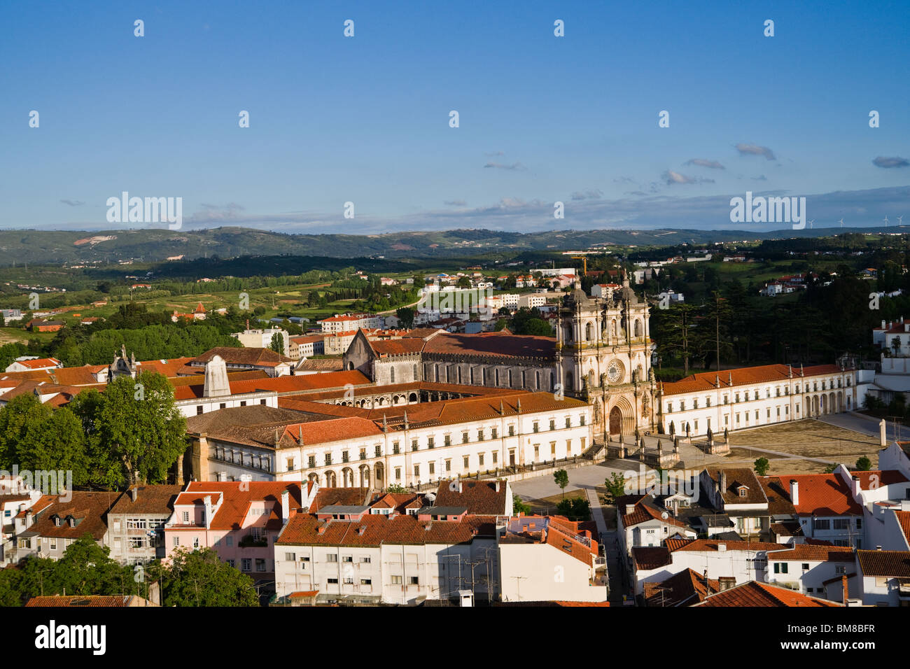 Aerial view churches roofs horizontal travel europe hi-res stock ...