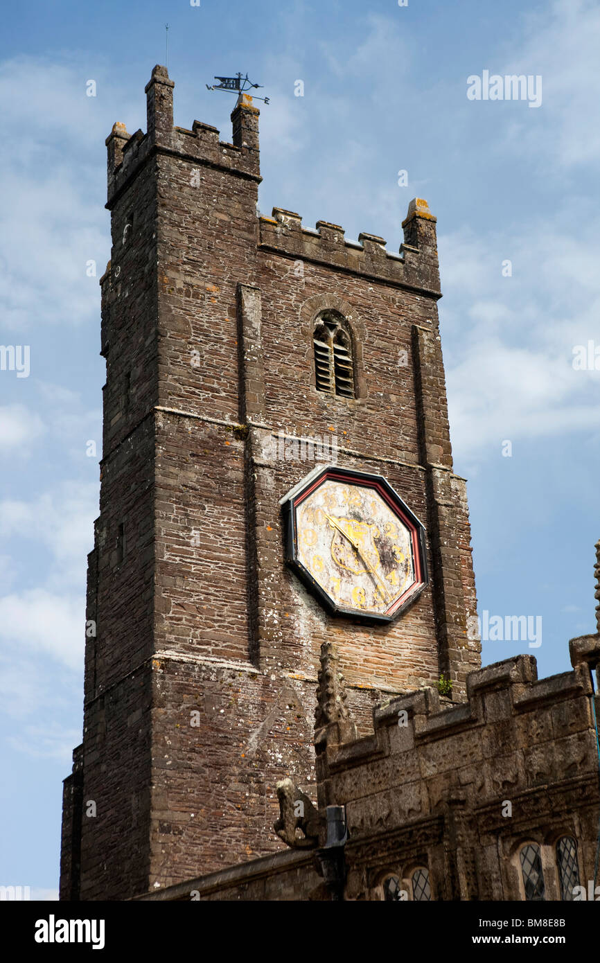 UK, England, Cornwall, Launceston, Town Centre, Church of Saint Mary ...