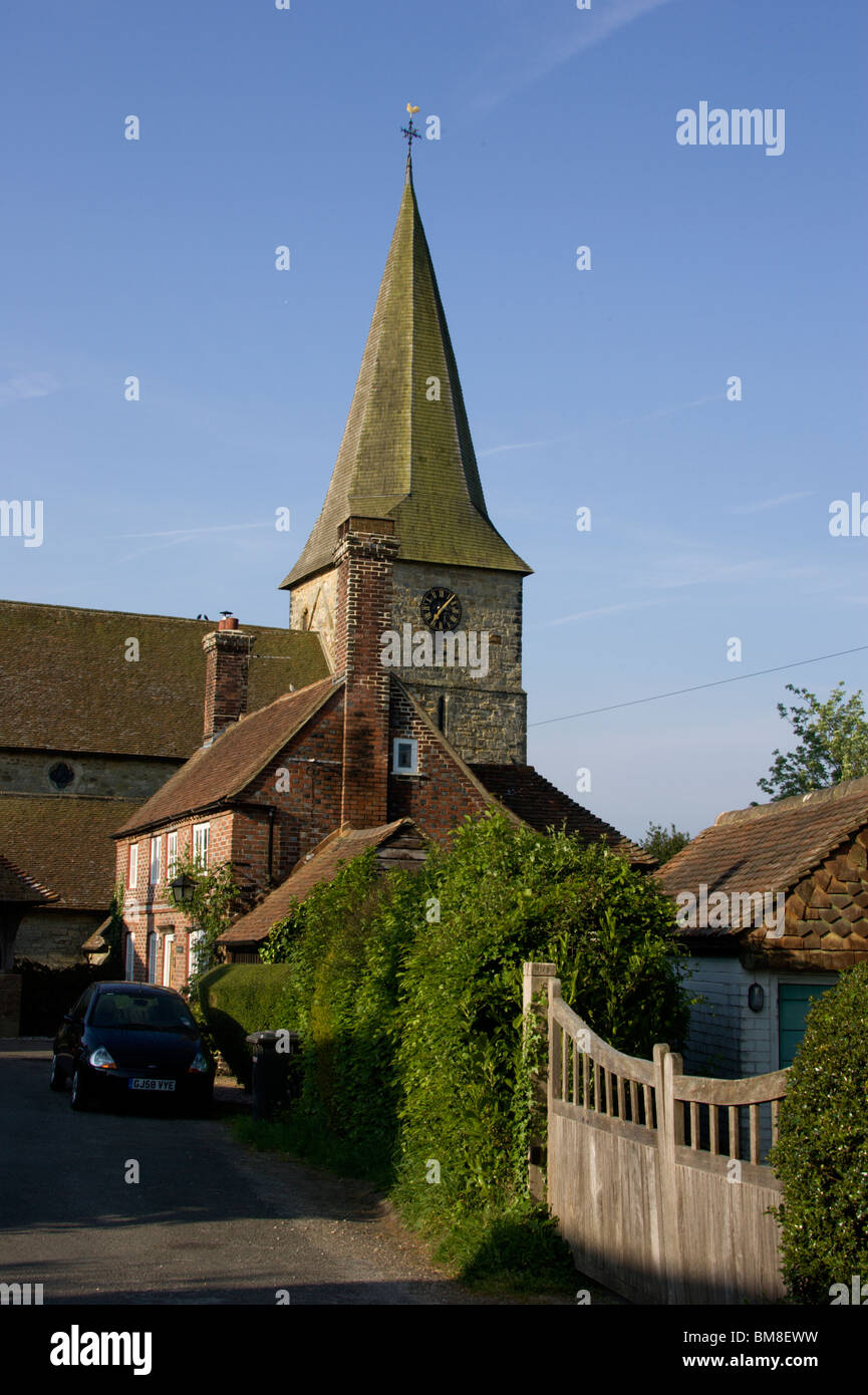 All Saints Church Old Heathfield Sussex Stock Photo - Alamy